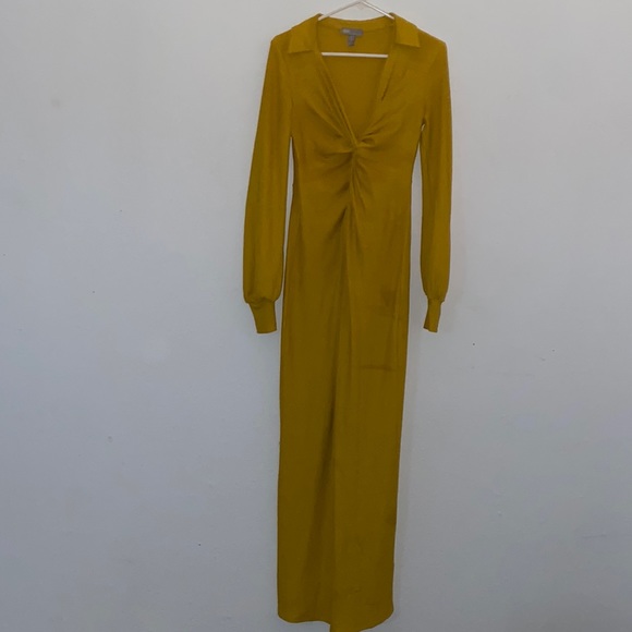 Dresses | Long Mustard Dress | Poshmark